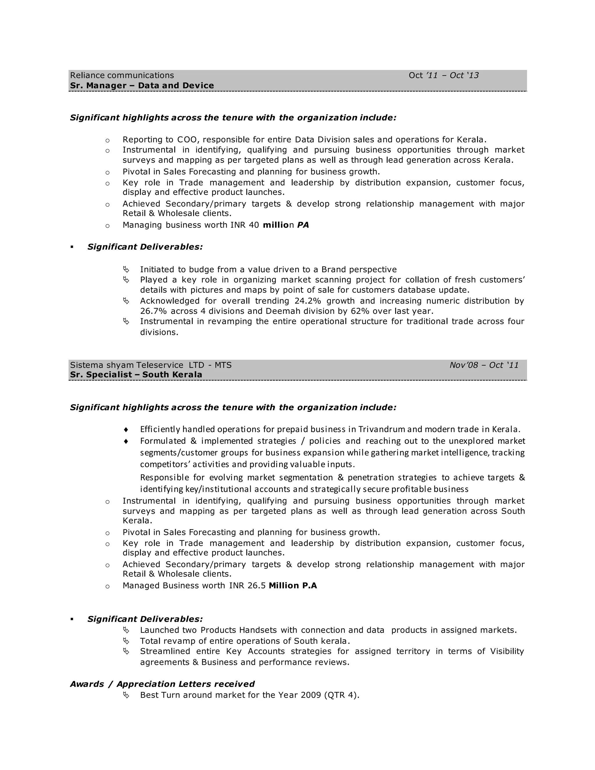 Arun Ravi CV new | DOCX