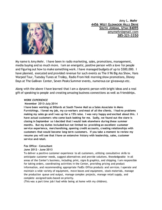 amys resume | DOCX