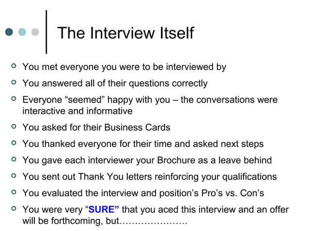 Knowing your Interviewer’s Personality Type – Answering their Questions ...