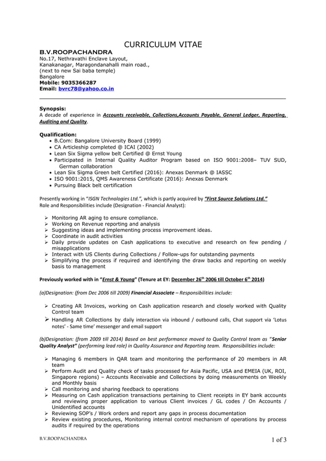 ROOP_CV GB_2016 | PDF