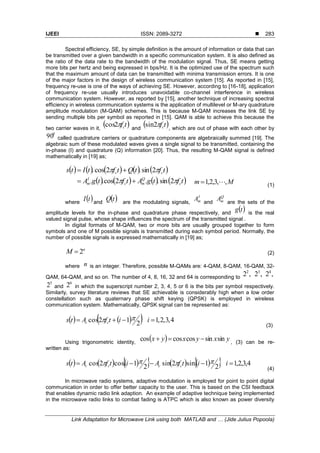 Link Adaptation for Microwave Link using both MATLAB and Path-Loss Tool | PDF | Computer ...