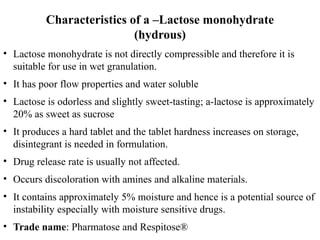 TABLET DILUENTS | PPT
