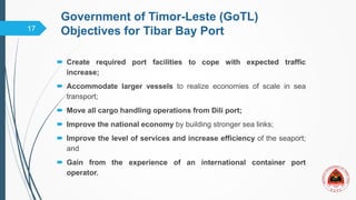 O desenvolvimento do Porto de Tibar | PPTX