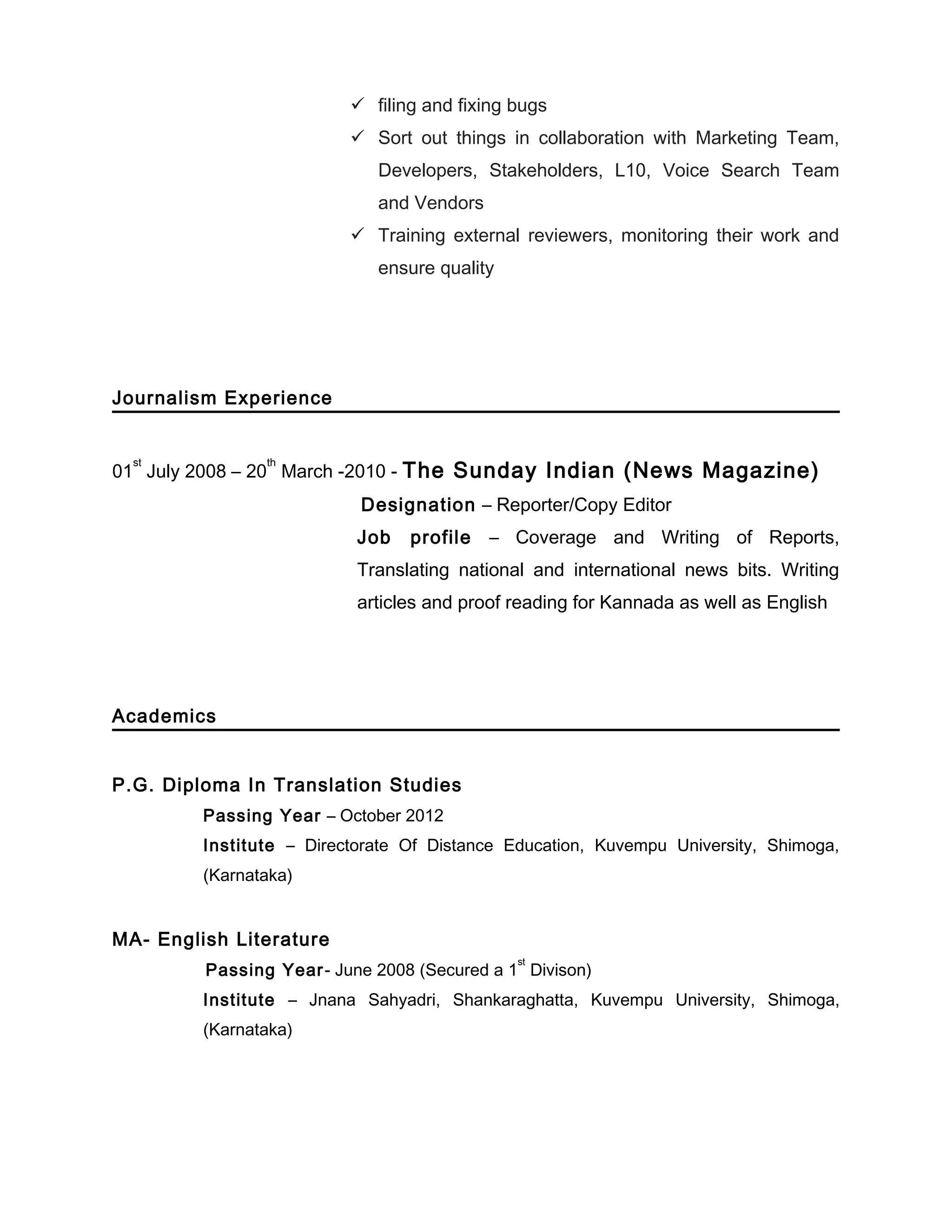 Aruna Kumar_Resume | PDF