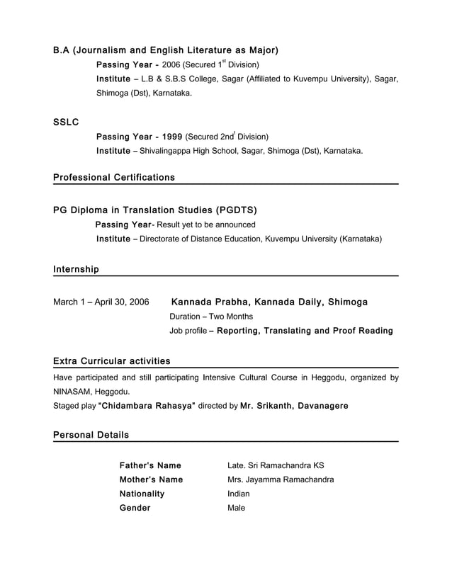 Aruna Kumar_Resume | PDF