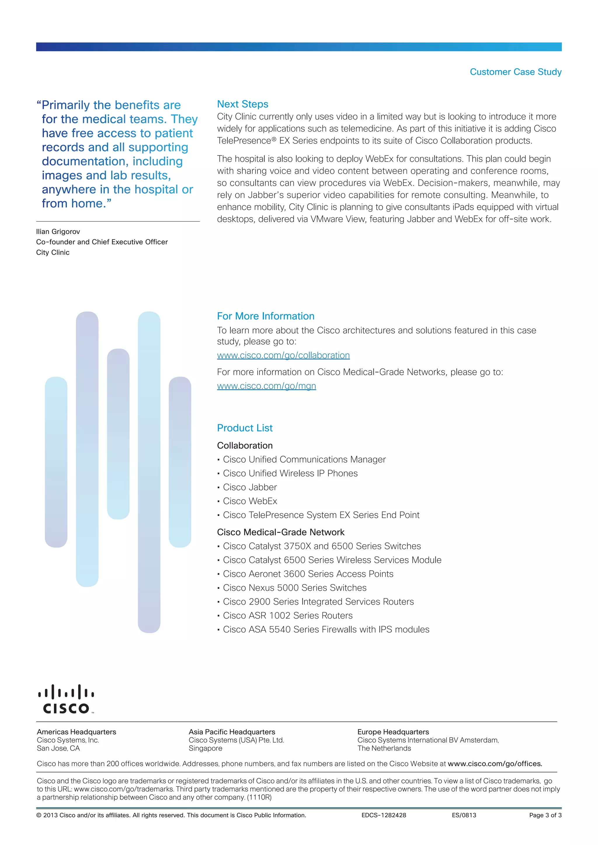 Cisco MediGrade Network Case Study | PDF | Computer Networking | Computing