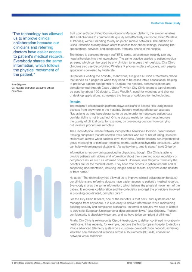 Cisco MediGrade Network Case Study | PDF | Computer Networking | Computing