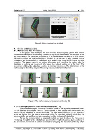 Robotic Leg Design to Analysis the Human Leg Swing from Motion Capture | PDF | Robotics ...