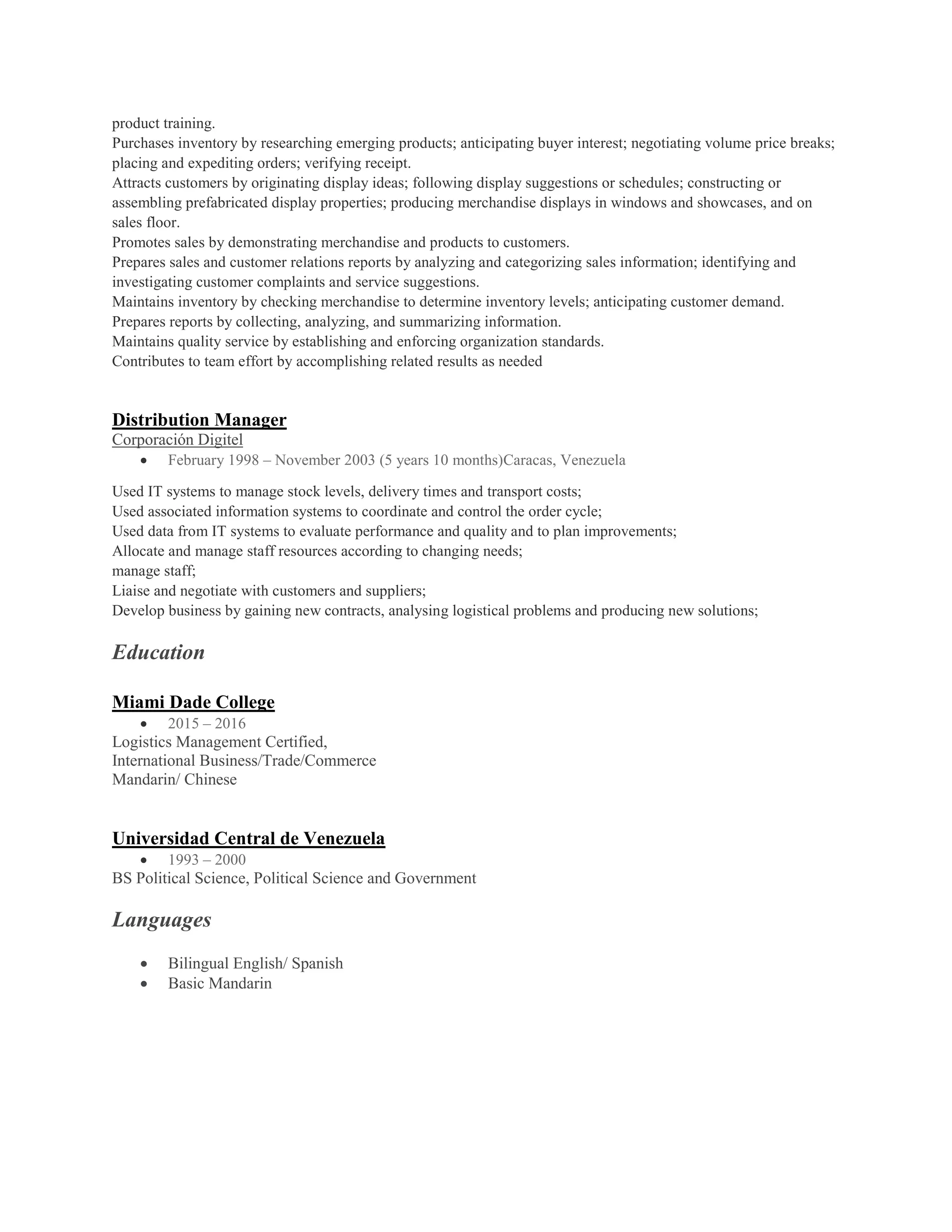 Ramon Vivas Resume | PDF