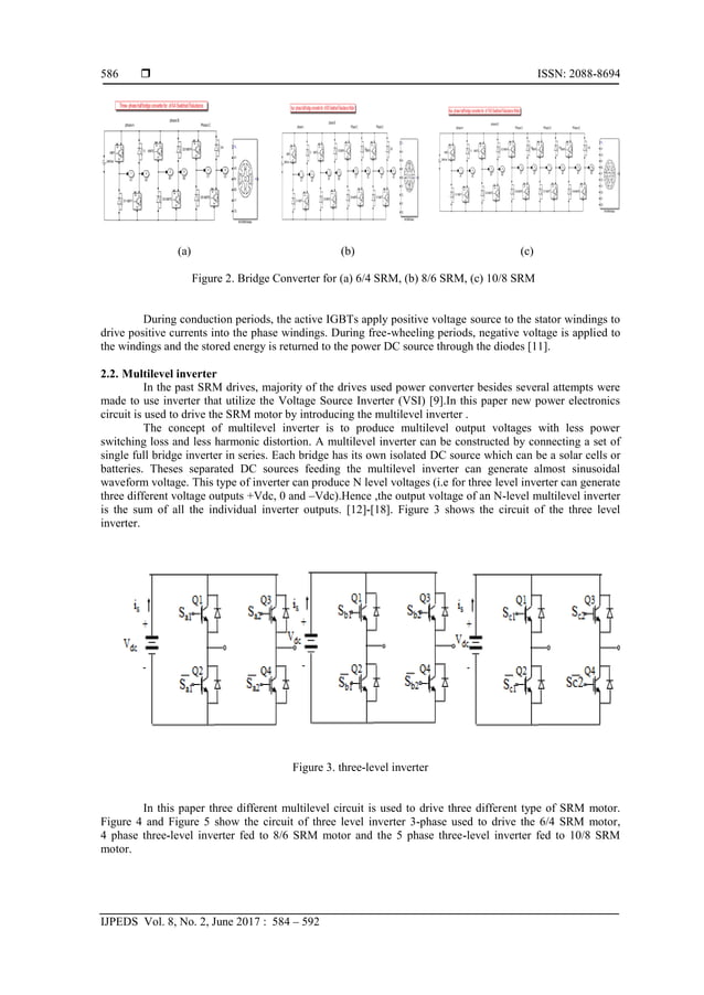 Multilevel Inverter Fed Switched Reluctance Motors (SRMs): 6/4, 8/6 and ...