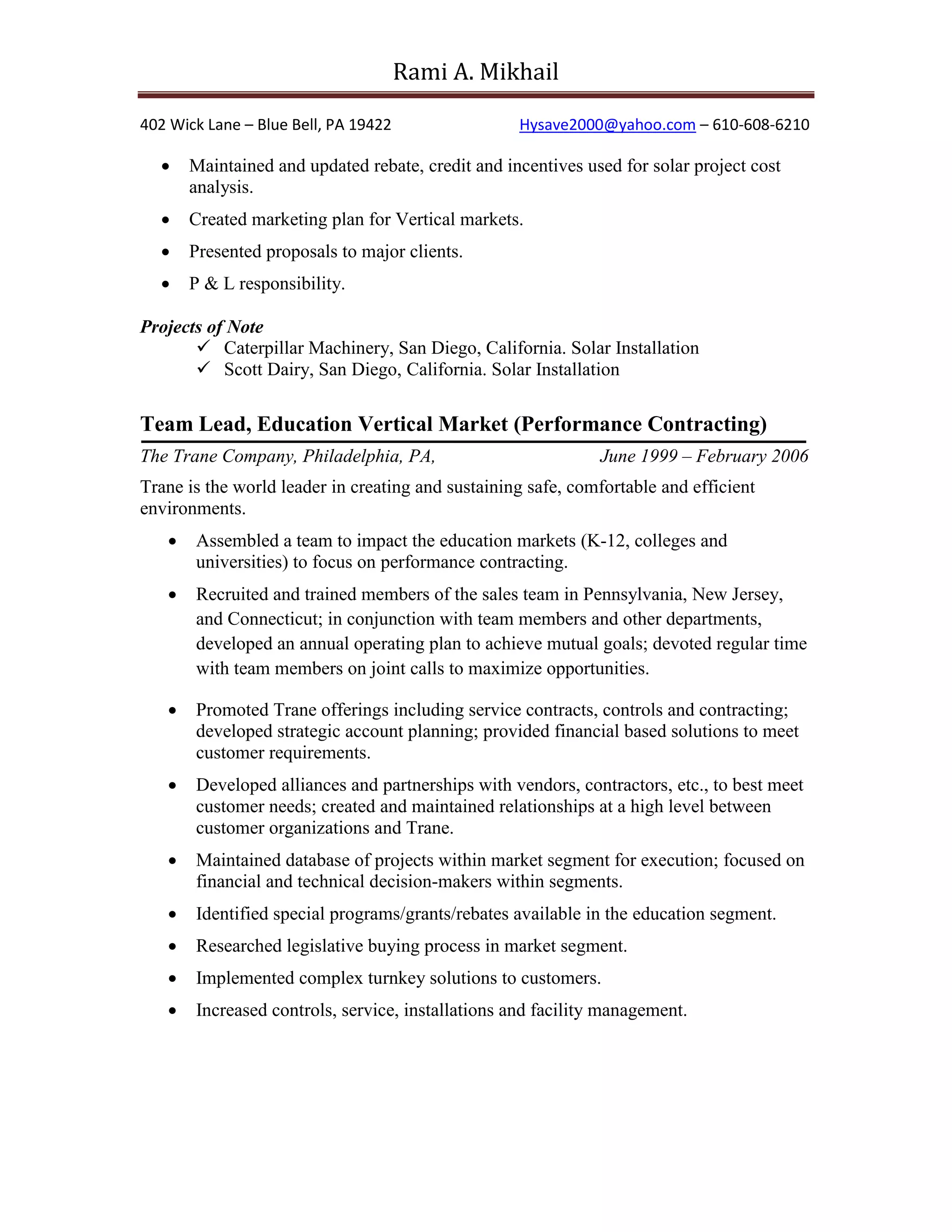 Rami A.docResumeFeb-2015 | DOCX