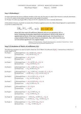 Modelling and Simulations Minor Project | PDF