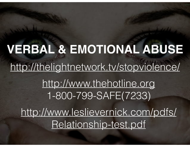 067.verbal abuse | PPT | Free Download