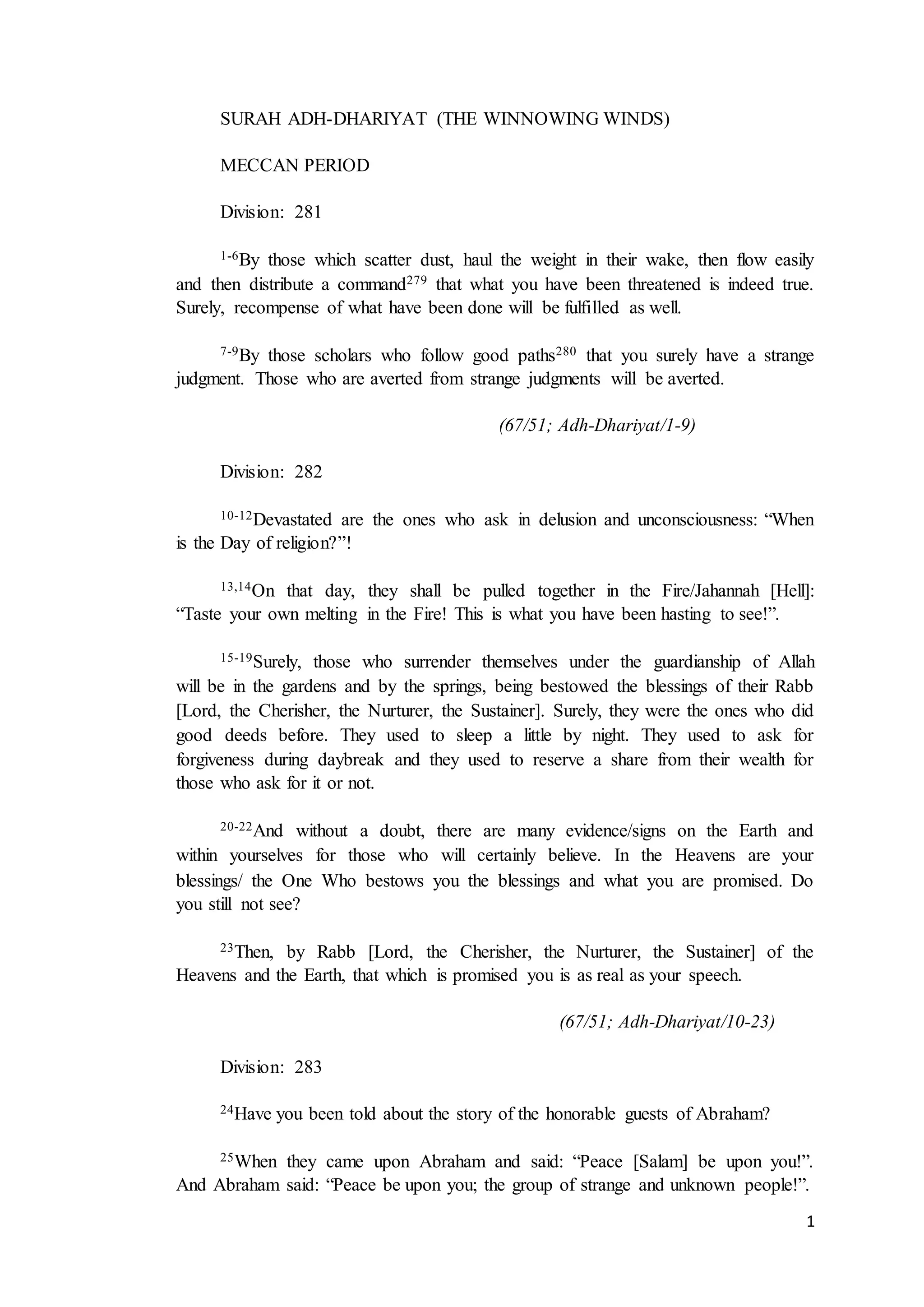 067 surah adh-dhariyat (the winnowing winds) | DOCX