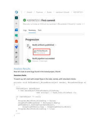 PVS-Studio in the Clouds: Azure DevOps | PDF | Shareware and Freeware | Computer Software and ...