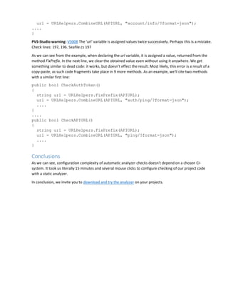 PVS-Studio in the Clouds: Azure DevOps | PDF | Shareware and Freeware | Computer Software and ...