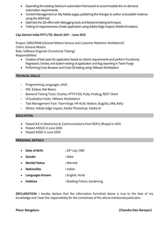 Chandra Deo Narayan_Resume | PDF