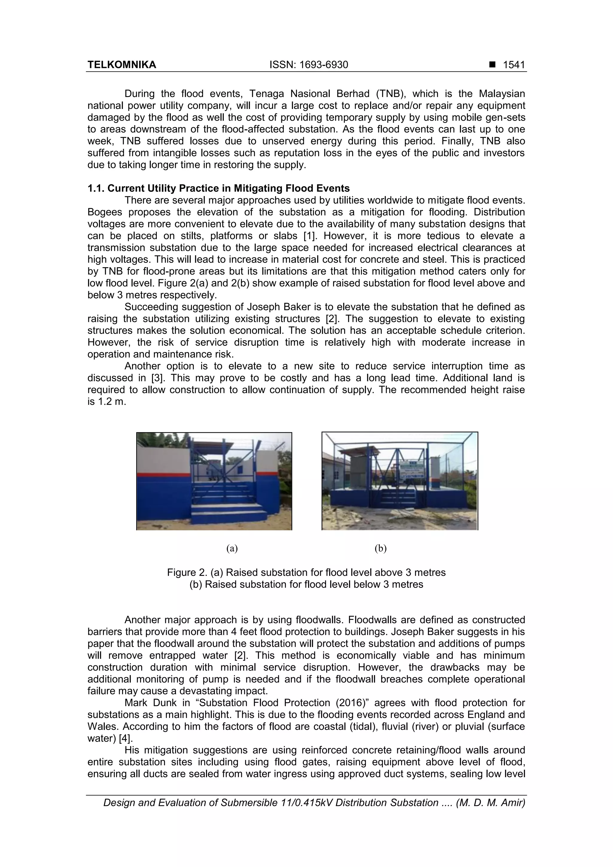 Design and Evaluation of Submersible 11/0.415kV Distribution Substation ...
