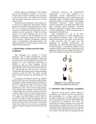 Deaf Culture and Sign Language Writing System – a Database for a New ...