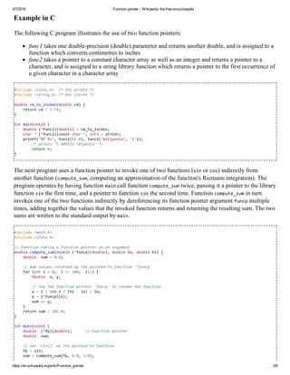 Function pointer - Wikipedia, the free encyclopedia | PDF | Free Download