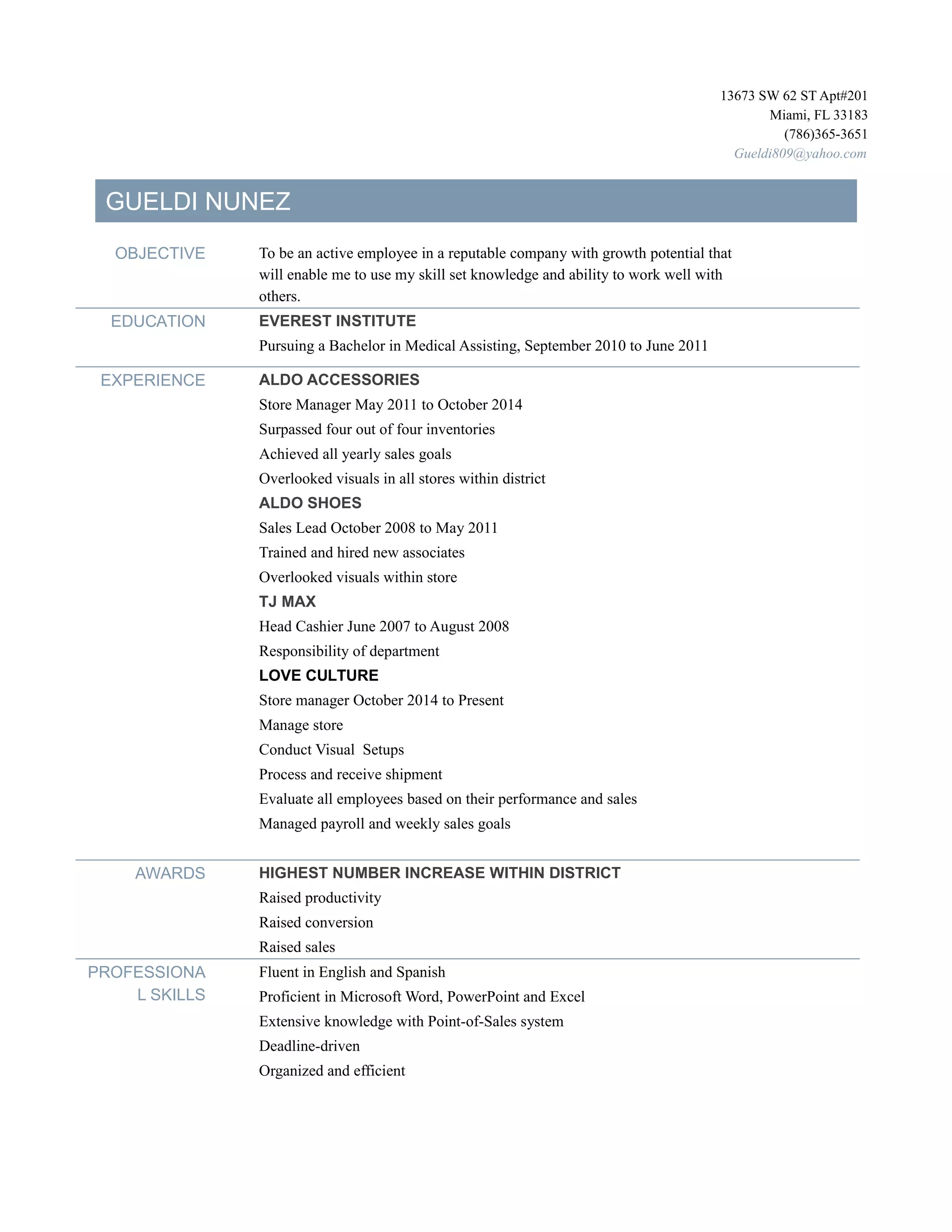 Gueldi Resume 05. | PDF