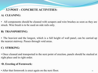 Different Types of Formwork Syetem Used within Indian Construction ...
