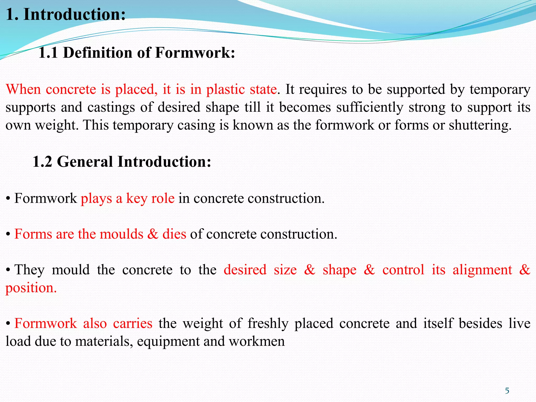 Application & Comparison of different Formwork System used within ...