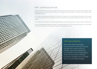 HiFX Corporate Brochure | PDF