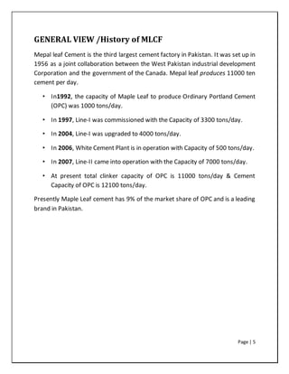 Maple Leaf Cement Company Ltd 2 | DOCX