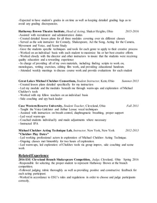 Dan Hendrock Curriculum Vitae | DOCX