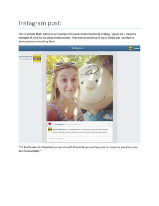 EXAMPLE OF INSTAGRAM POST | PDF