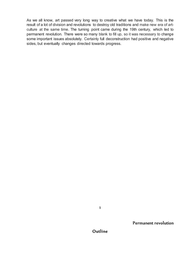 Permanent Revolution Pdf