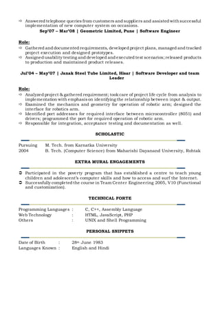 Jitender Pahwa CV | PDF