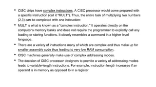 Advanced processor principles | PPTX