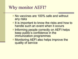 AEFI guidelines | PPT