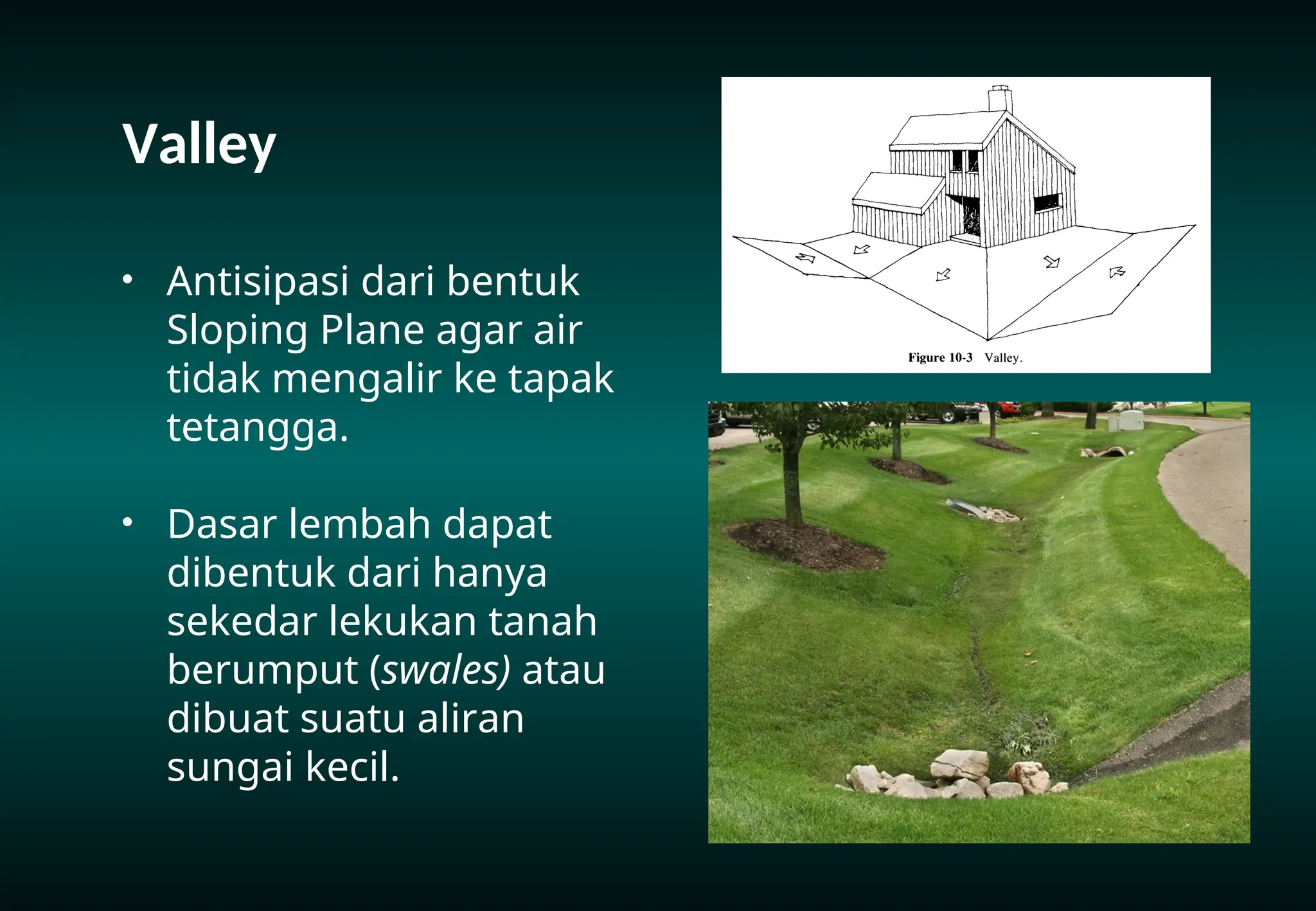 power point utilitas air hujan pada bangunan sederhana | PPT