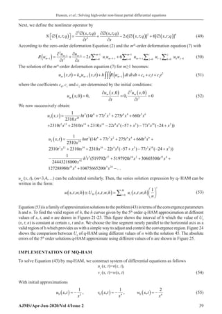 Solving High-order Non-linear Partial Differential Equations by Modified q-Homotopy Analysis ...