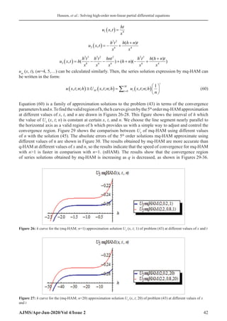 Solving High-order Non-linear Partial Differential Equations by Modified q-Homotopy Analysis ...