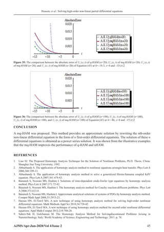 Solving High-order Non-linear Partial Differential Equations by Modified q-Homotopy Analysis ...