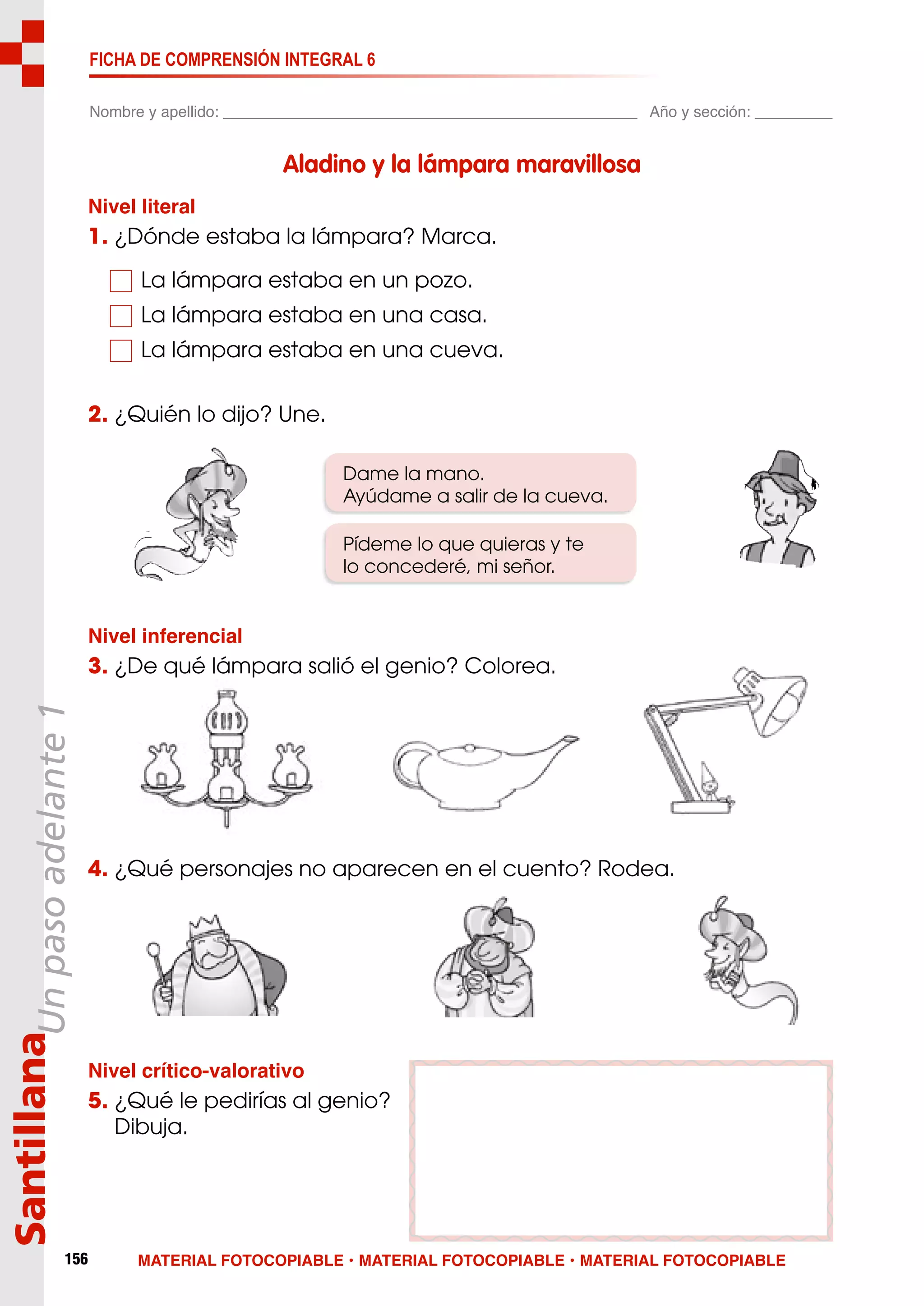 06 aladino y la lampara | PDF
