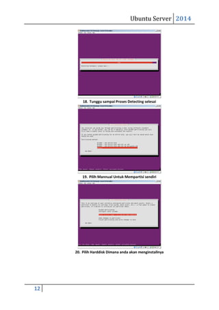 Laporan Installasi ubuntu server | PDF