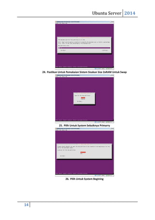 Laporan Installasi ubuntu server | PDF