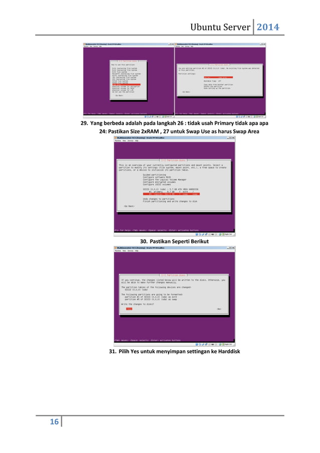 Laporan Installasi ubuntu server | PDF