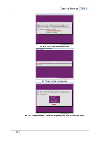 Laporan Installasi ubuntu server | PDF