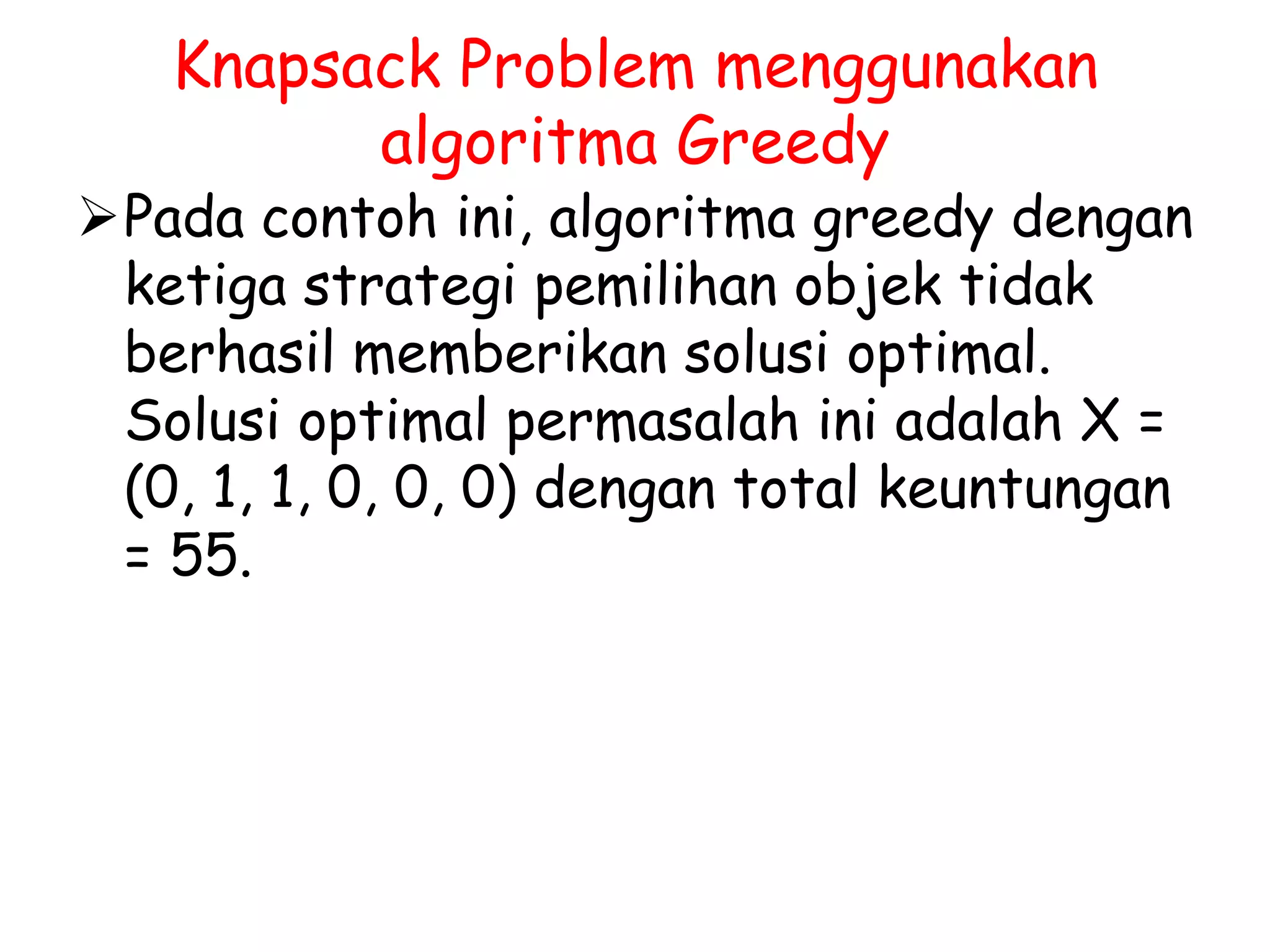 Algoritma Greedy | PPTX