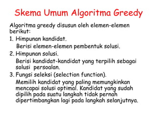 Algoritma Greedy | PPTX