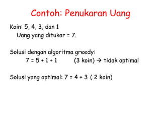 Algoritma Greedy | PPTX