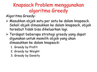 Algoritma Greedy | PPTX
