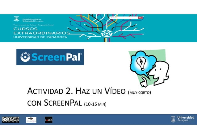 Cómo crear video-tutoriales con ScreenPal (2 de julio de 2024) | PPT