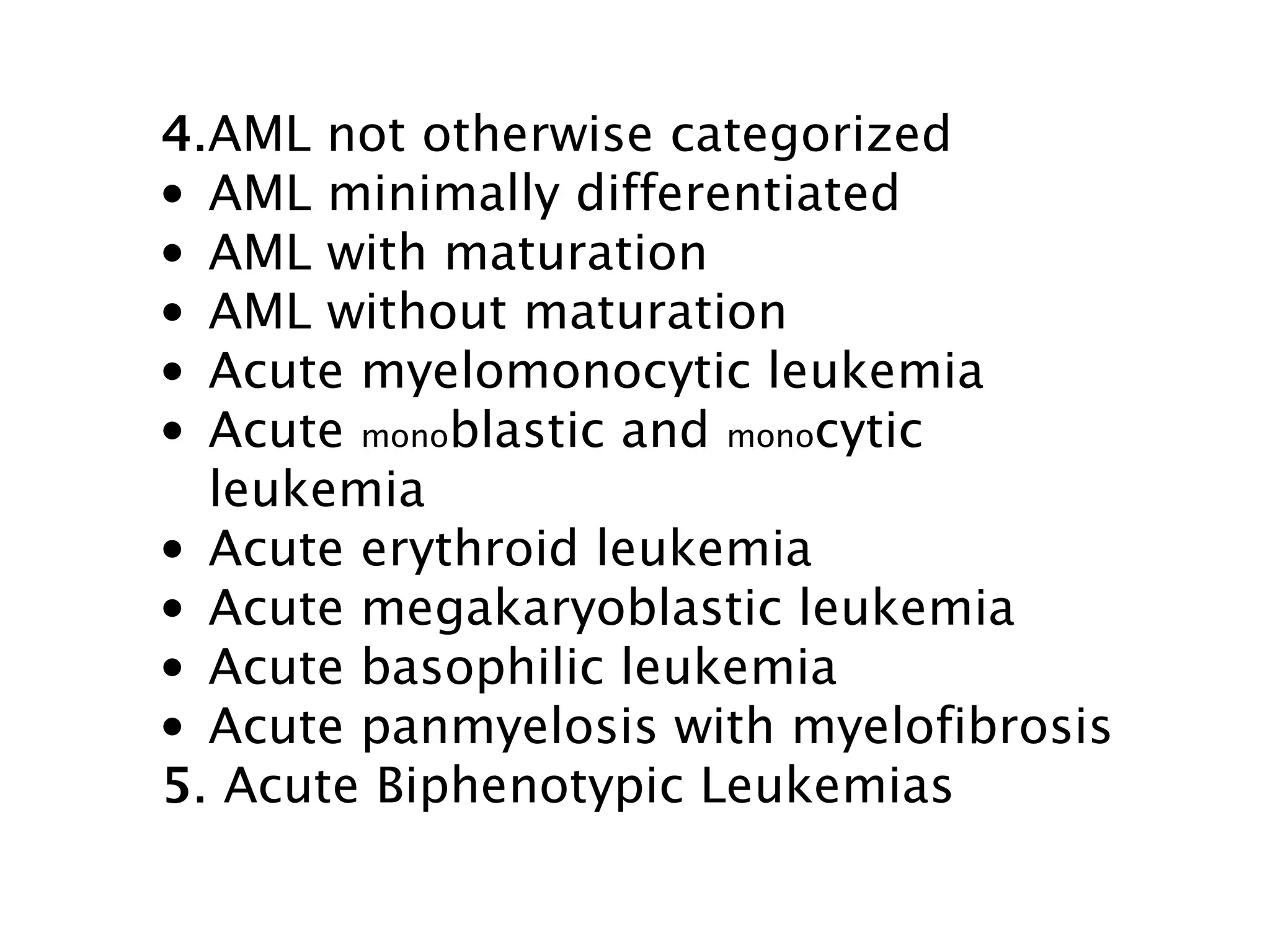 AML vs ALL 5th Semester | PPT